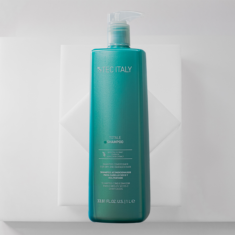 Totale Shampoo – Acondicionador para cabello seco y maltratado Litro – TEC ITALY ECUADOR